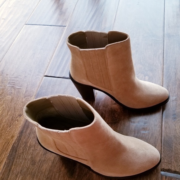 Joie | Shoes | Joie Size 37 Tan Suede Ankle Boots | Poshmark